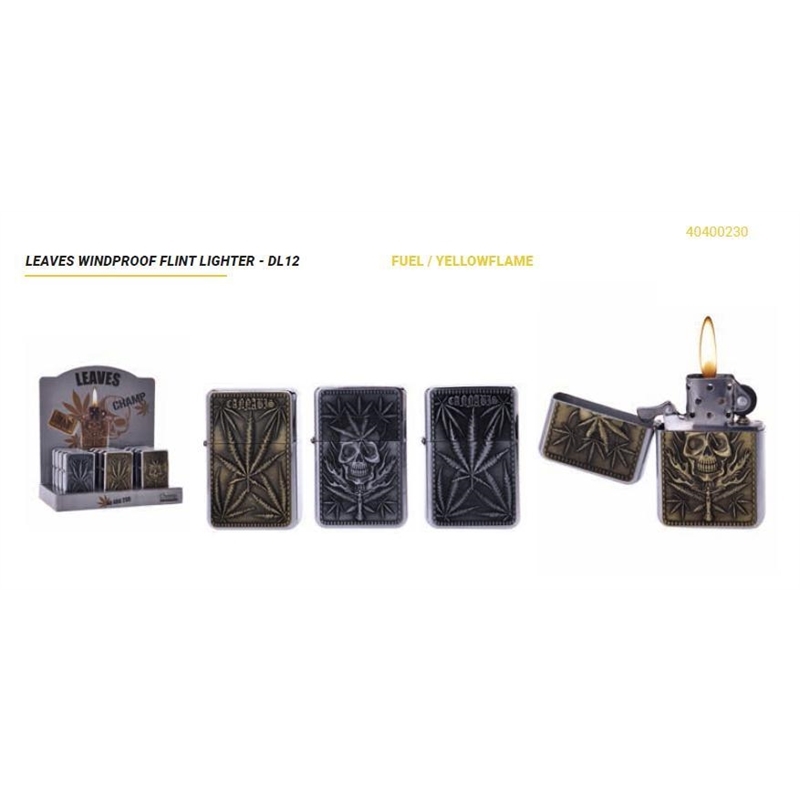 CHAMP LEAVES WP LIGHTER DL-12 - [POLY40400230]